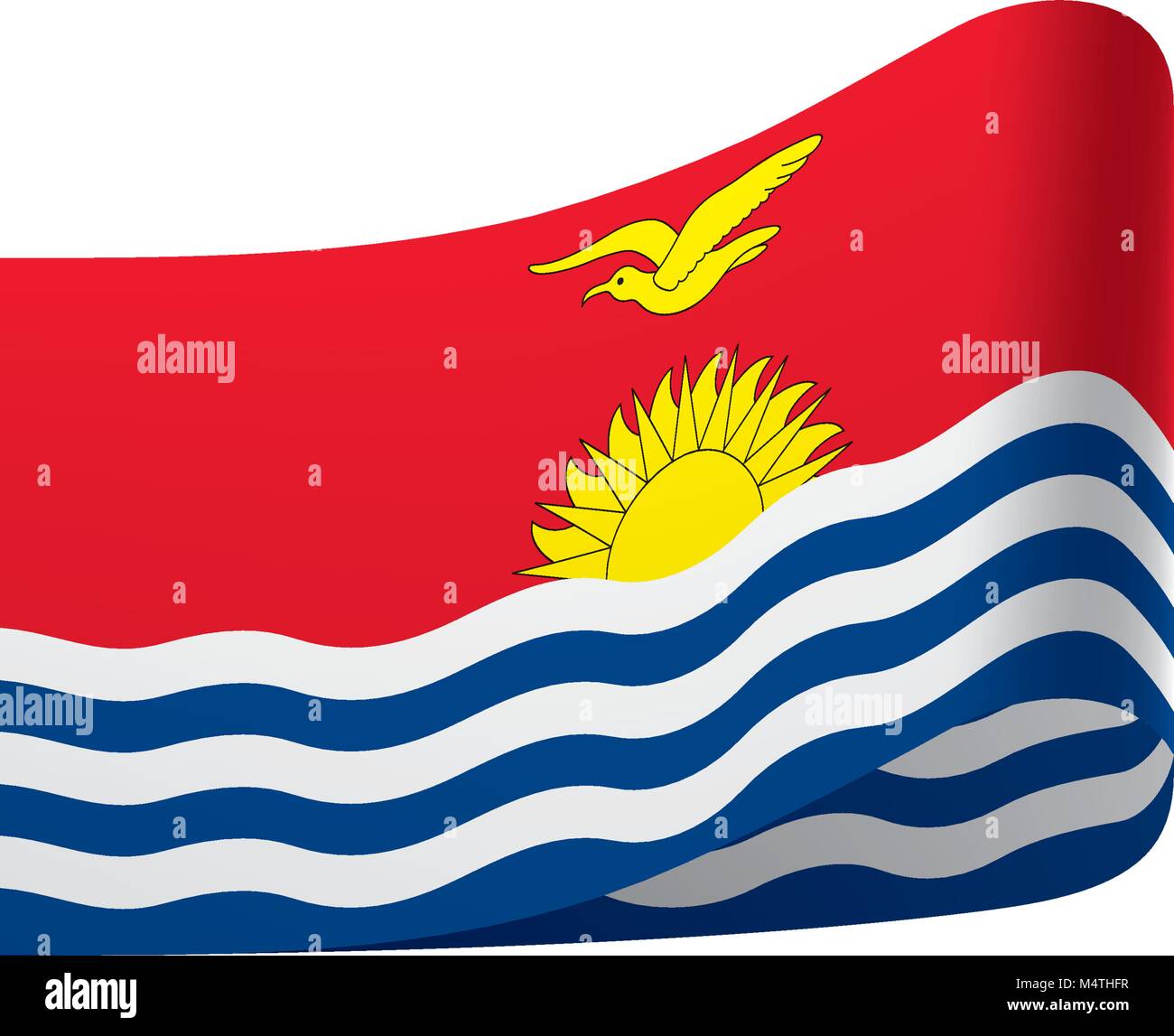 Kiribati flag, vector illustration Stock Vector Image & Art - Alamy
