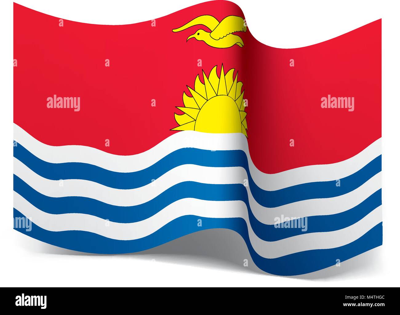 Kiribati flag, vector illustration Stock Vector Image & Art - Alamy