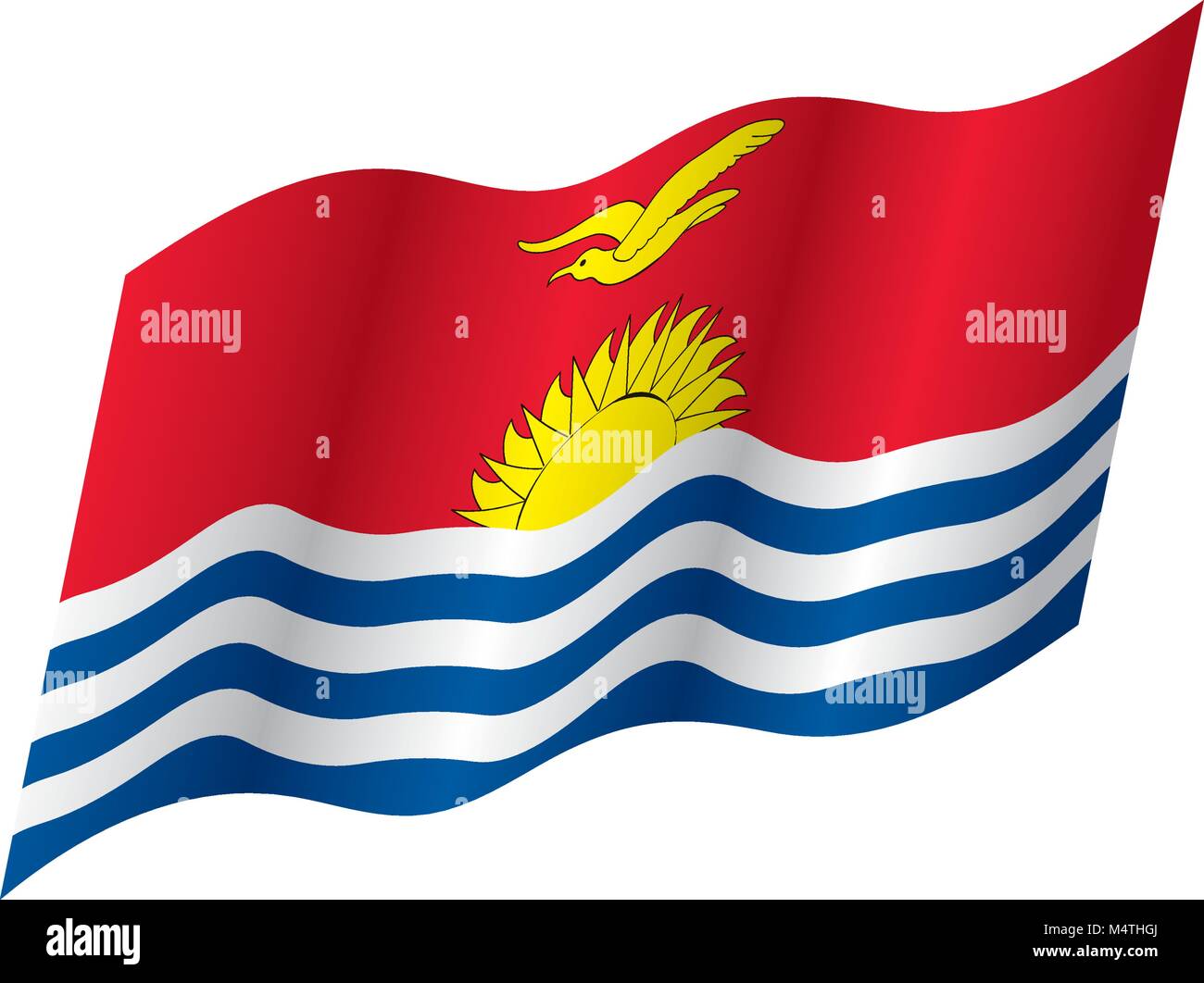 Kiribati flag, vector illustration Stock Vector Image & Art - Alamy