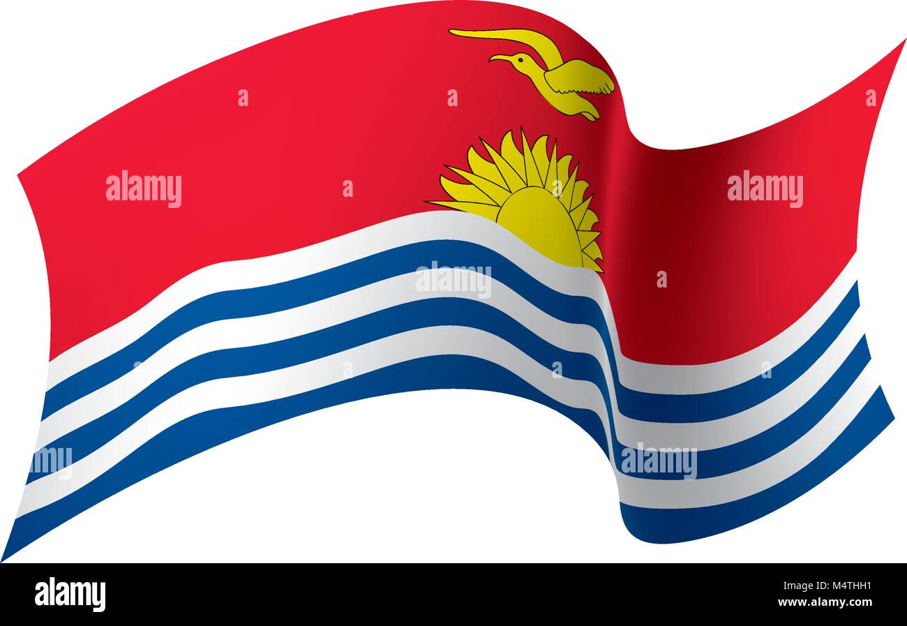 Kiribati flag, vector illustration Stock Vector Image & Art - Alamy
