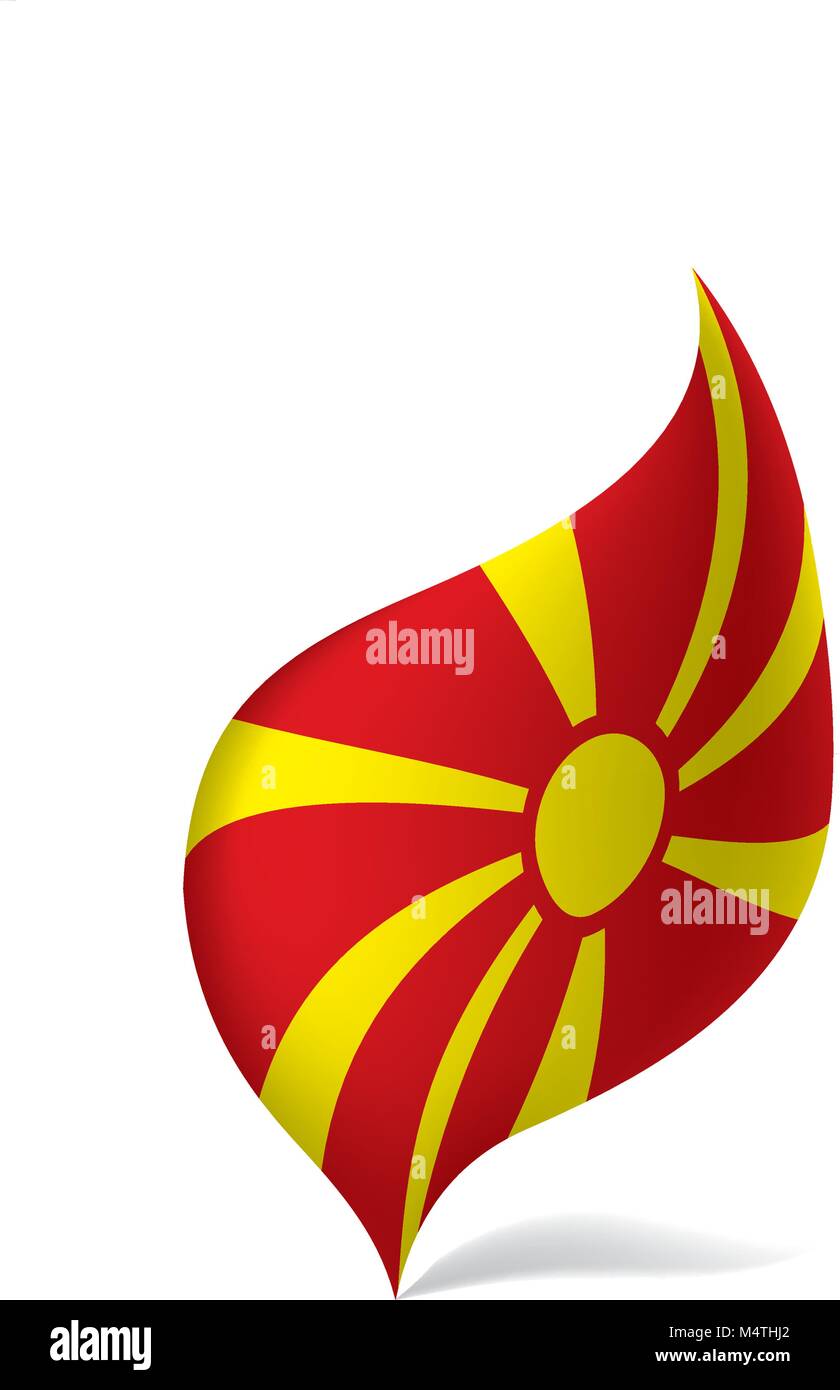 Macedonia flag, vector illustration Stock Vector Image & Art - Alamy