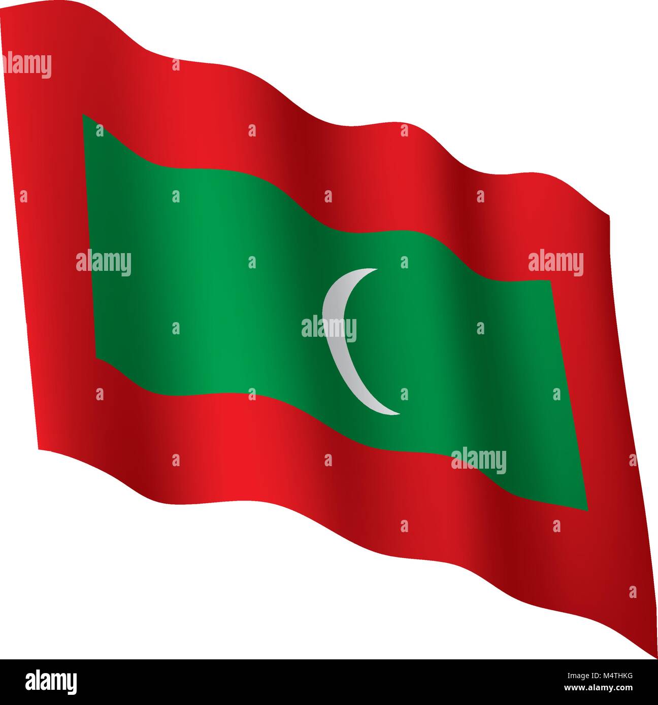 Maldives flag, vector illustration Stock Vector Image & Art - Alamy
