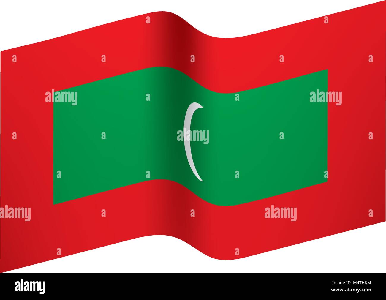 Maldives flag, vector illustration Stock Vector Image & Art - Alamy