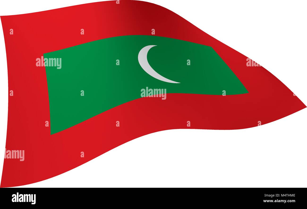 Maldives flag, vector illustration Stock Vector Image & Art - Alamy