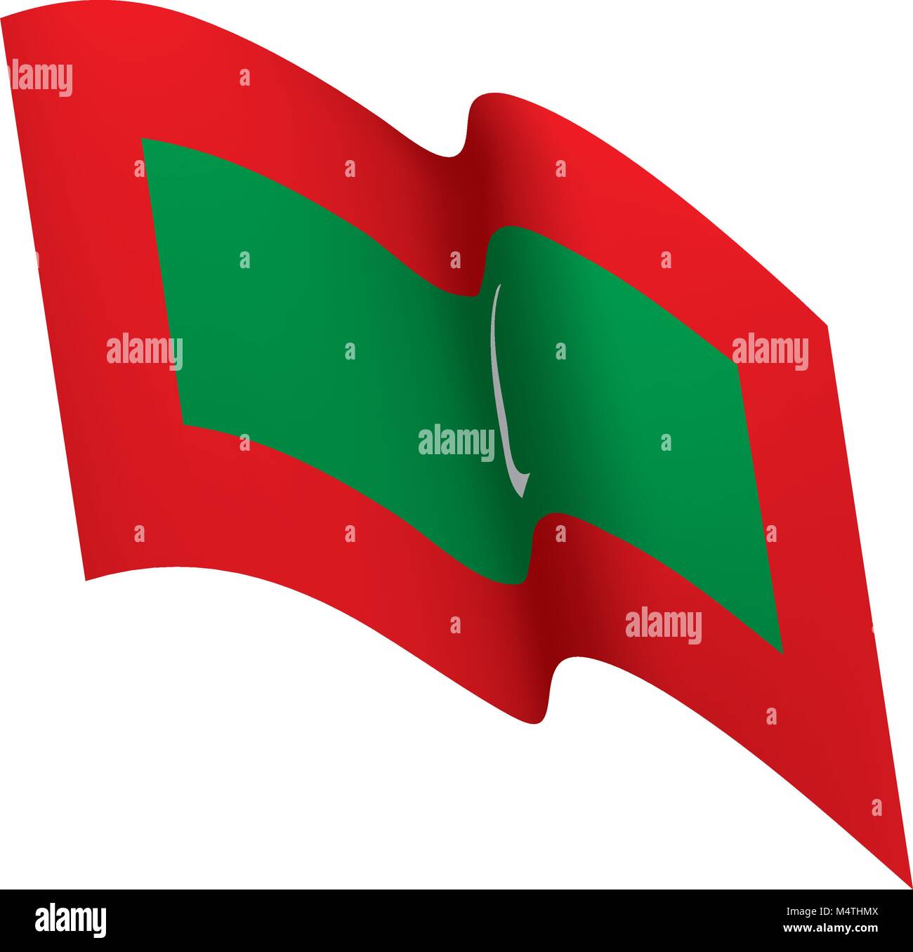Maldives flag, vector illustration Stock Vector Image & Art - Alamy