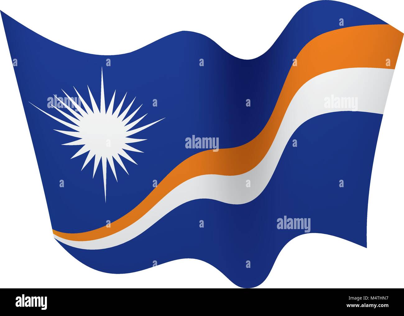Marshall Islands flag, vector illustration Stock Vector Image & Art - Alamy