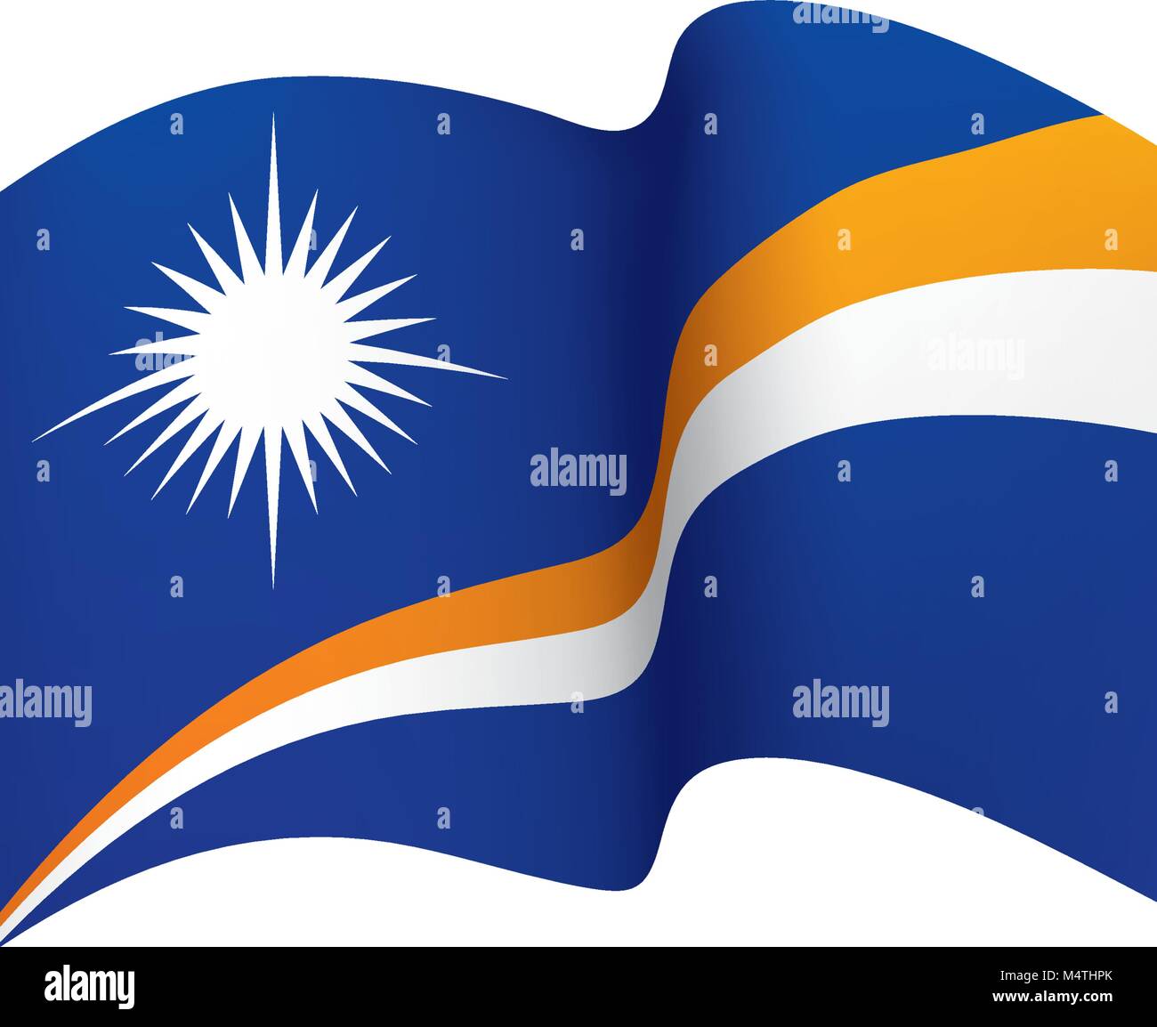 Marshall Islands flag, vector illustration Stock Vector Image & Art - Alamy