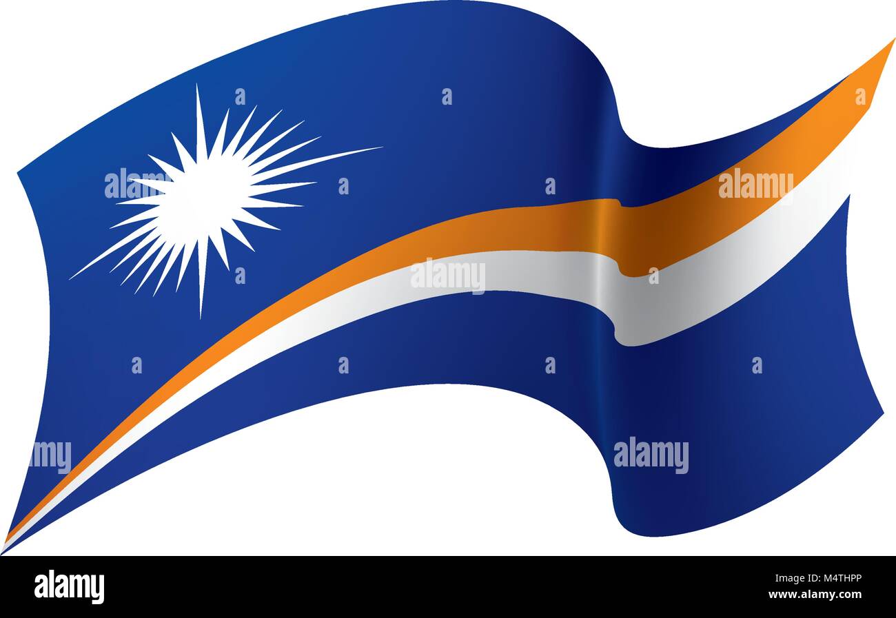 Marshall Islands flag, vector illustration Stock Vector Image & Art - Alamy