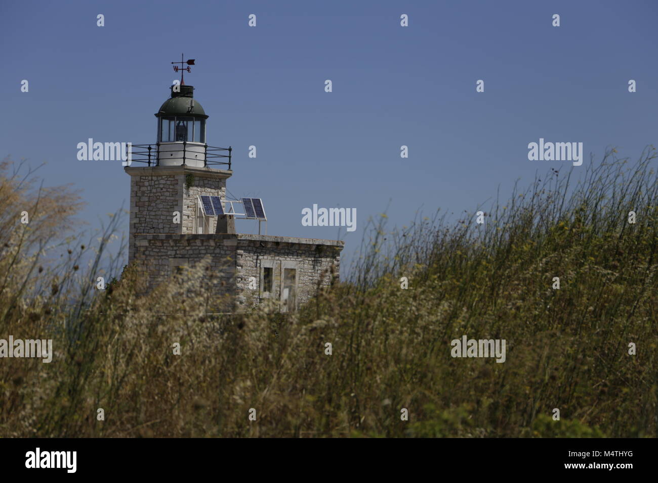 Agia Mavra - Santa Maura Castle at the mainland in Greece Stock Photo ...