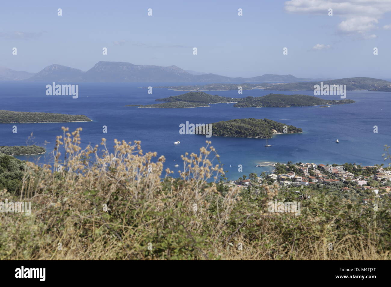 Beautiful greek landscape Stock Photo - Alamy