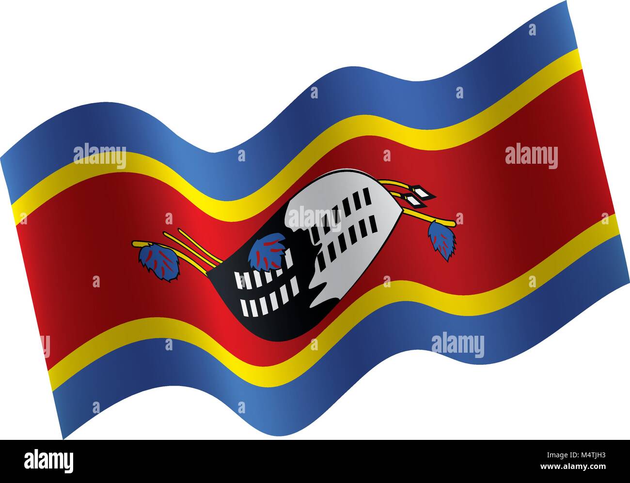 Swaziland flag, vector illustration Stock Vector Image & Art - Alamy
