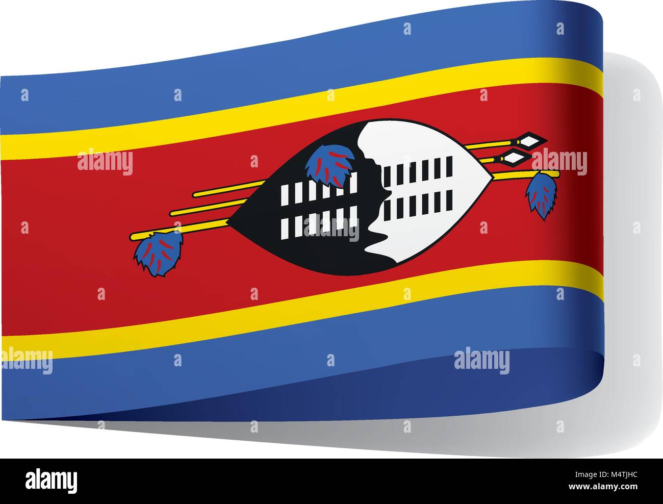 Swaziland flag, vector illustration Stock Vector Image & Art - Alamy