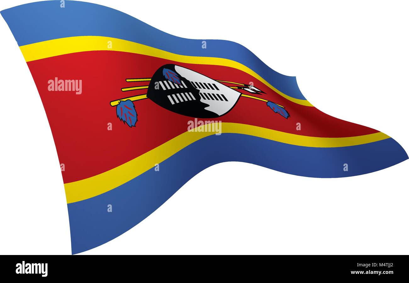 Swaziland flag, vector illustration Stock Vector Image & Art - Alamy