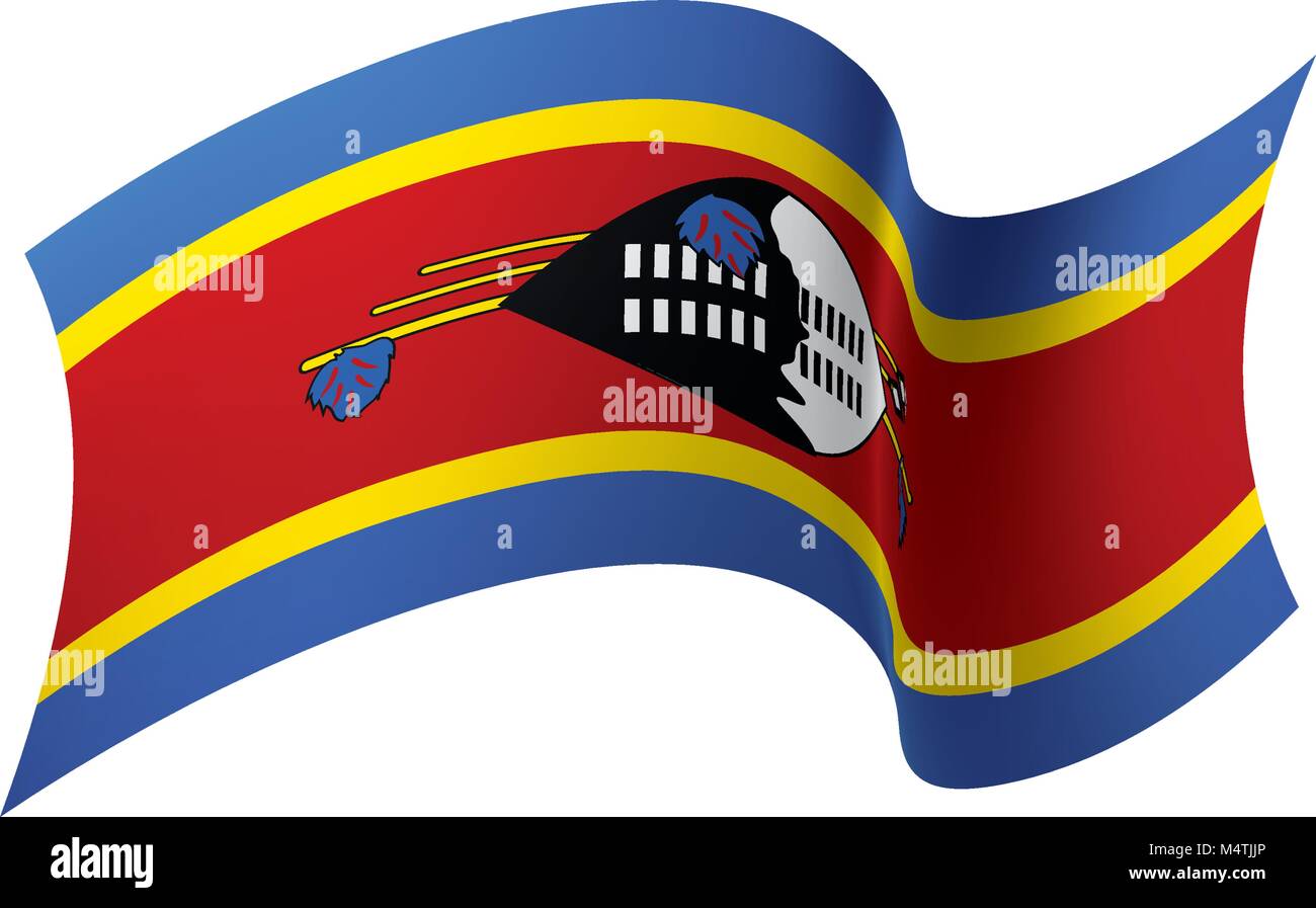 Swaziland flag, vector illustration Stock Vector Image & Art - Alamy