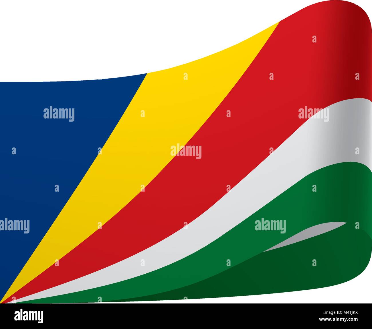 Seychelles flag, vector illustration Stock Vector Image & Art - Alamy