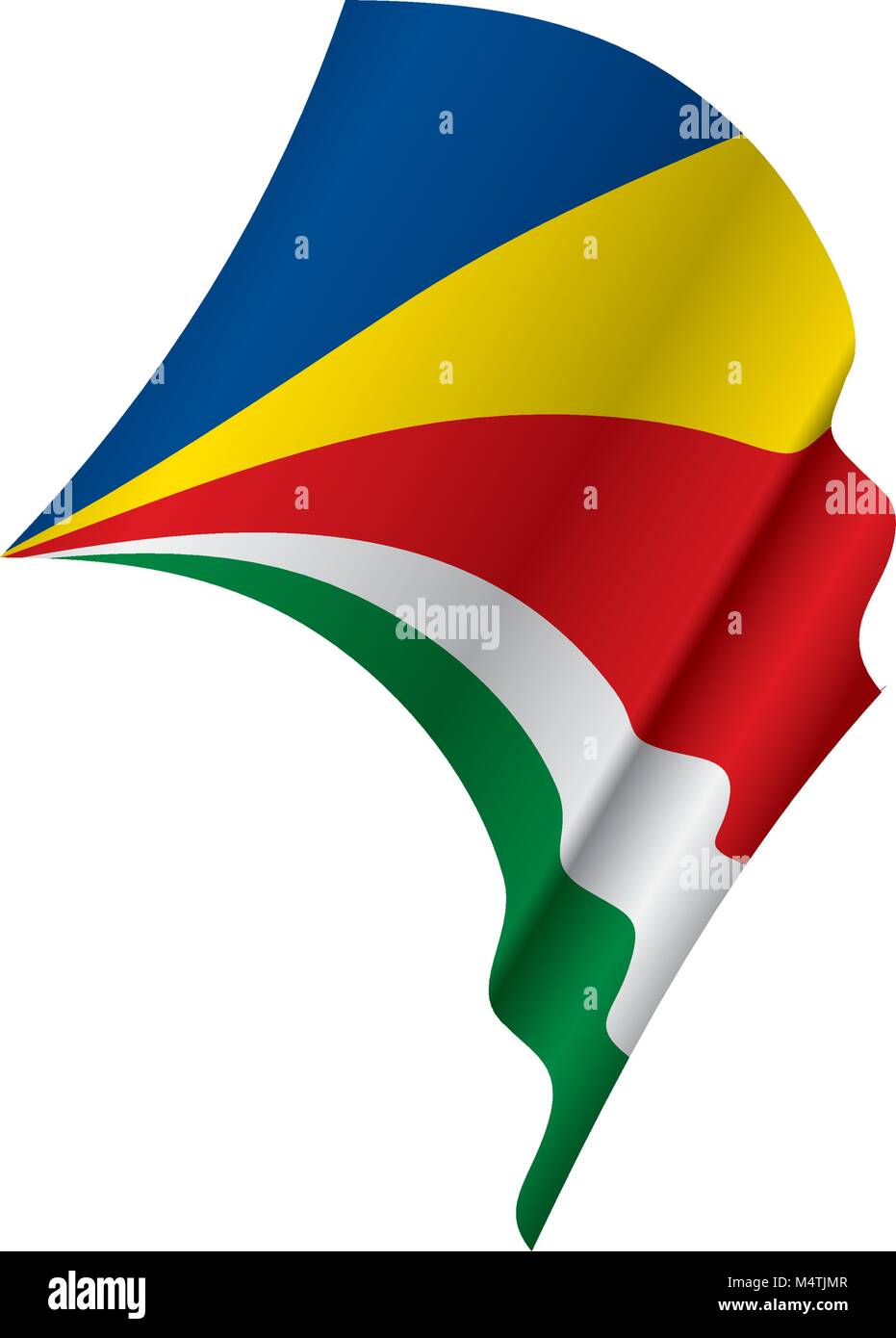 Seychelles flag, vector illustration Stock Vector Image & Art - Alamy