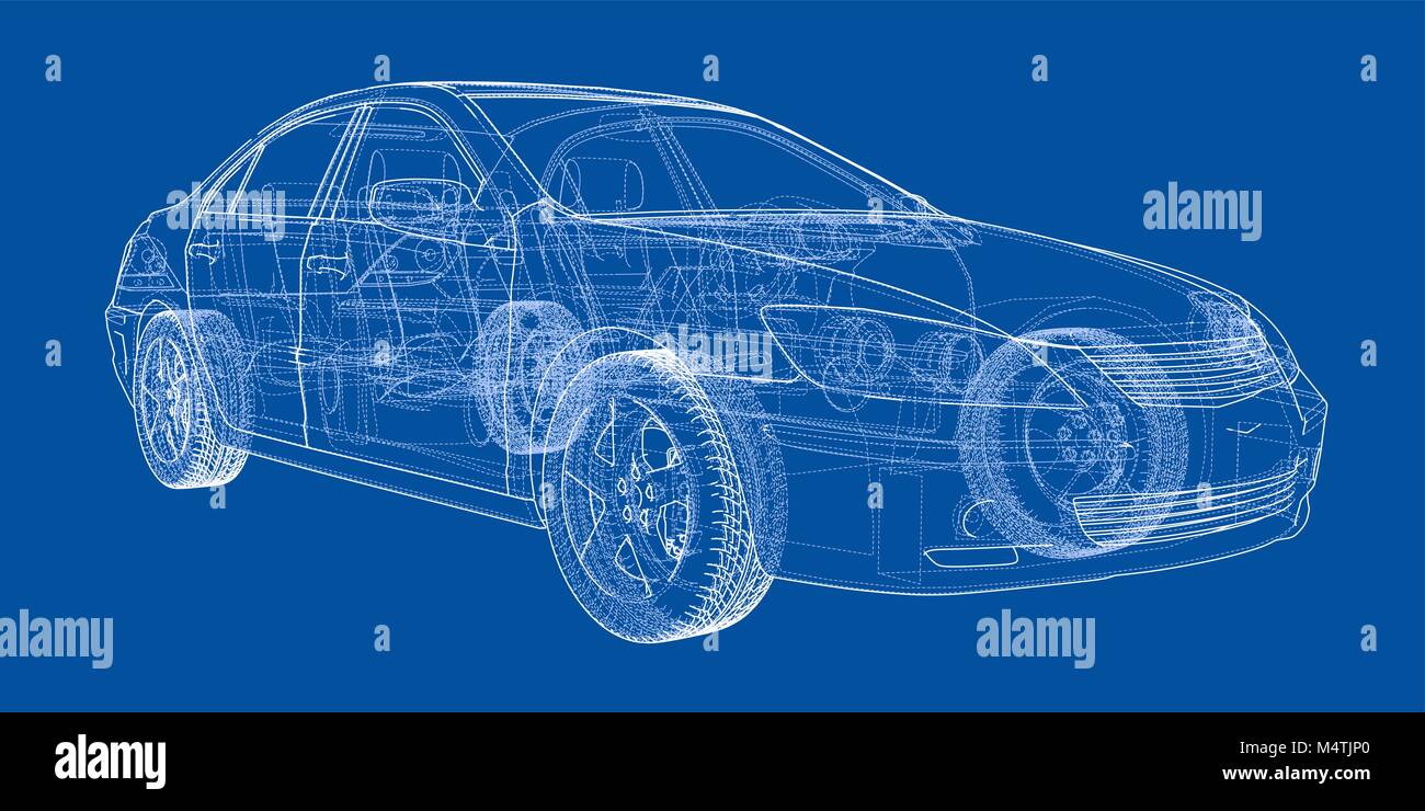 Concept car. Vector Stock Vector Image & Art - Alamy