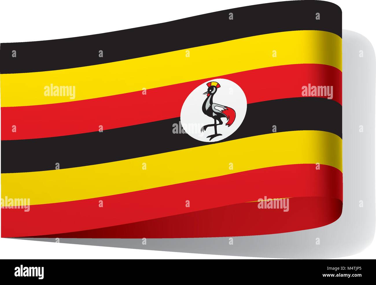 Uganda flag, vector illustration Stock Vector Image & Art - Alamy