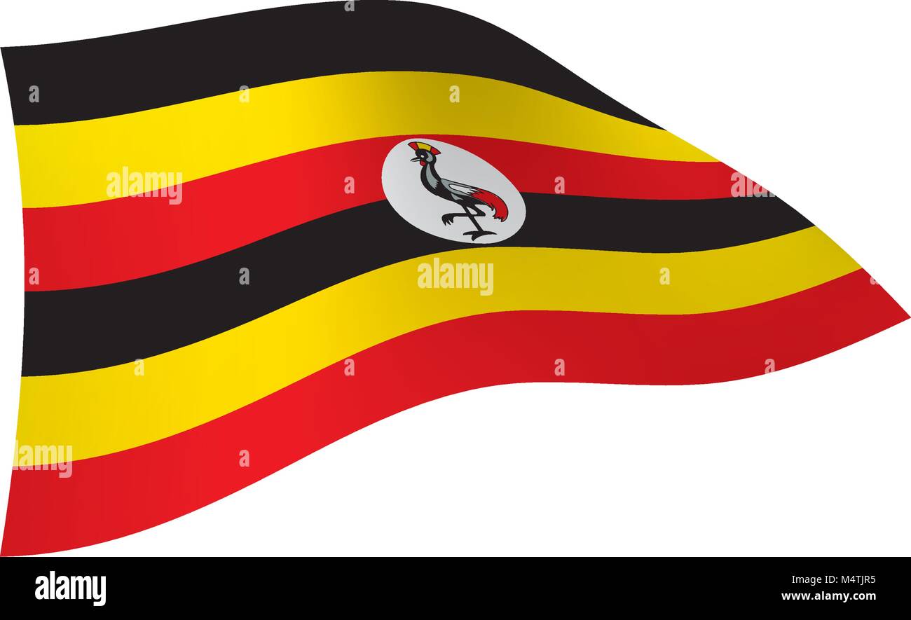 Uganda flag, vector illustration Stock Vector Image & Art - Alamy