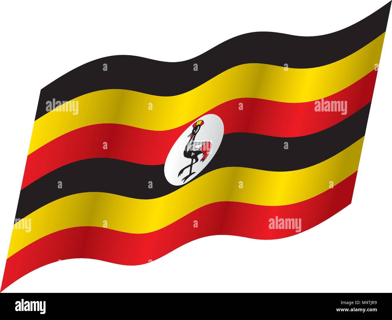 Uganda flag, vector illustration Stock Vector Image & Art - Alamy