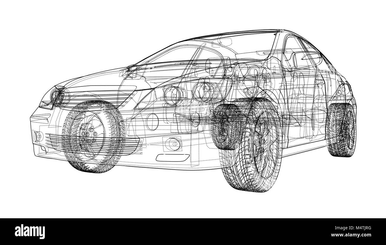 Concept car. Vector Stock Vector Image & Art - Alamy