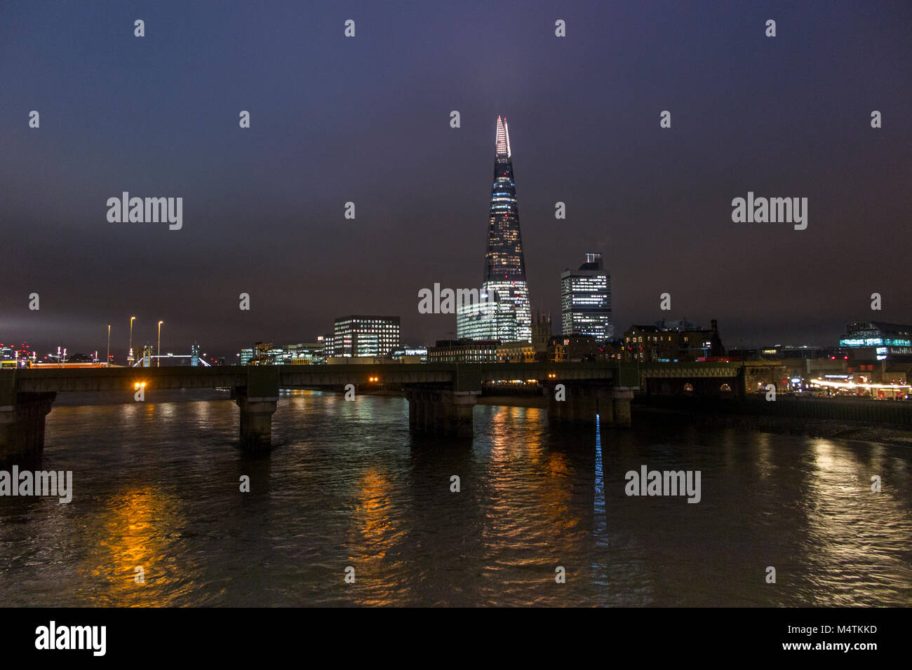 The Shard at night Stock Photo - Alamy