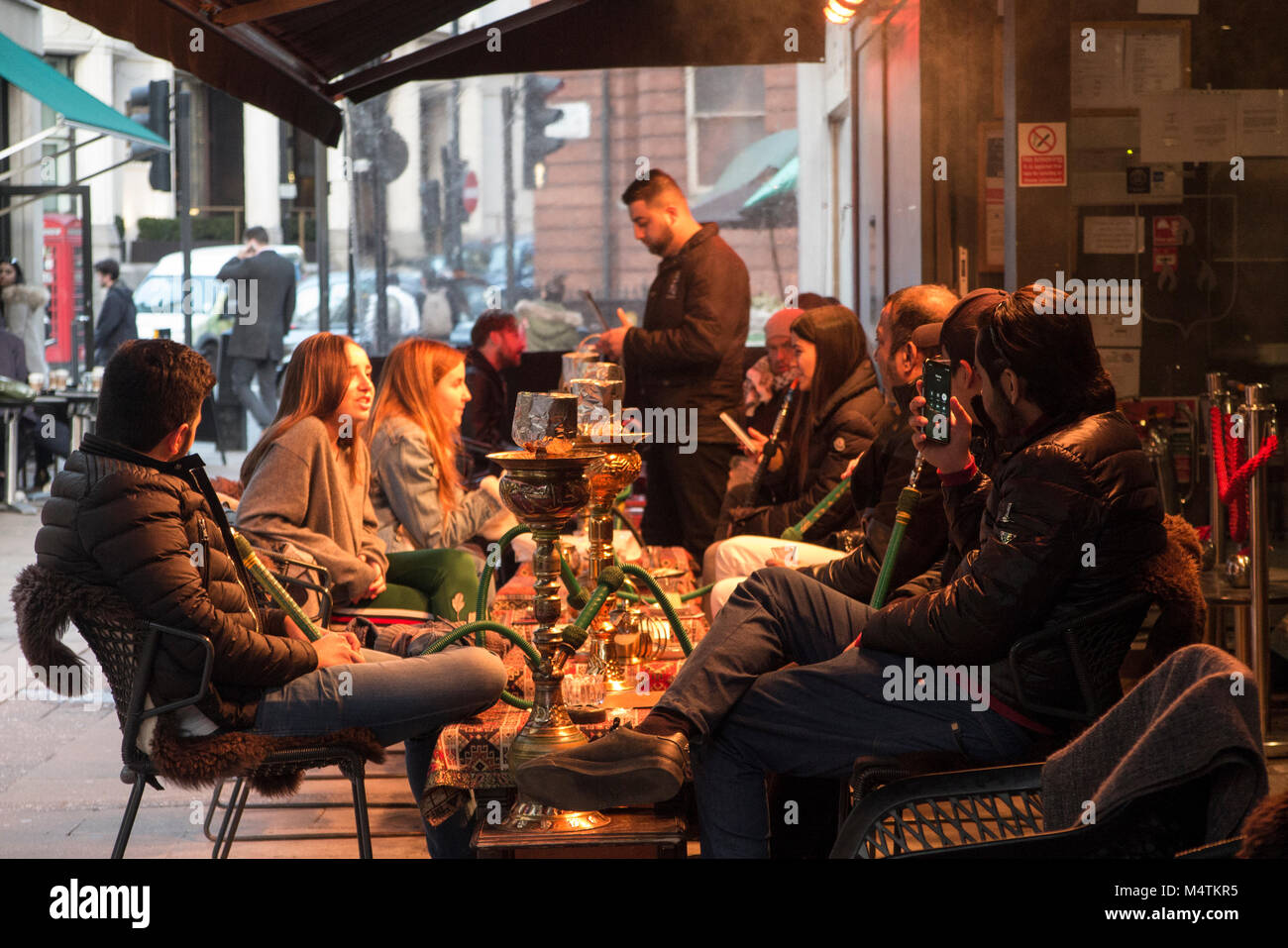 Lebaneats Lebanese cafe in Mayfair Stock Photo - Alamy