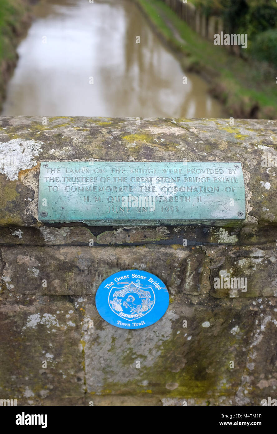 Edenbridge Kent UK Feb 2018 - The Great Stone Bridge Stock Photo - Alamy