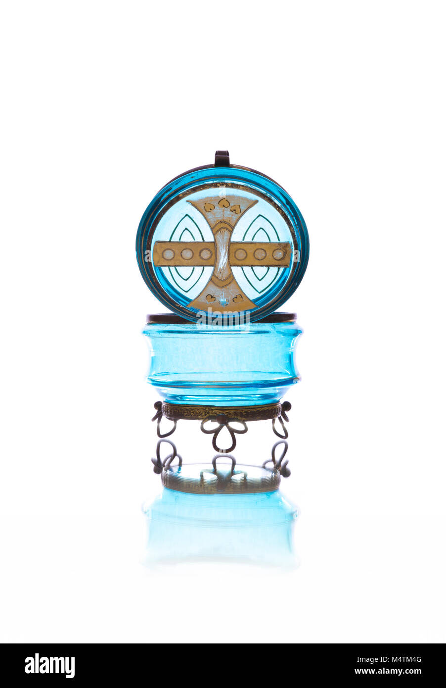 Antique blue glass hi-res stock photography and images - Alamy