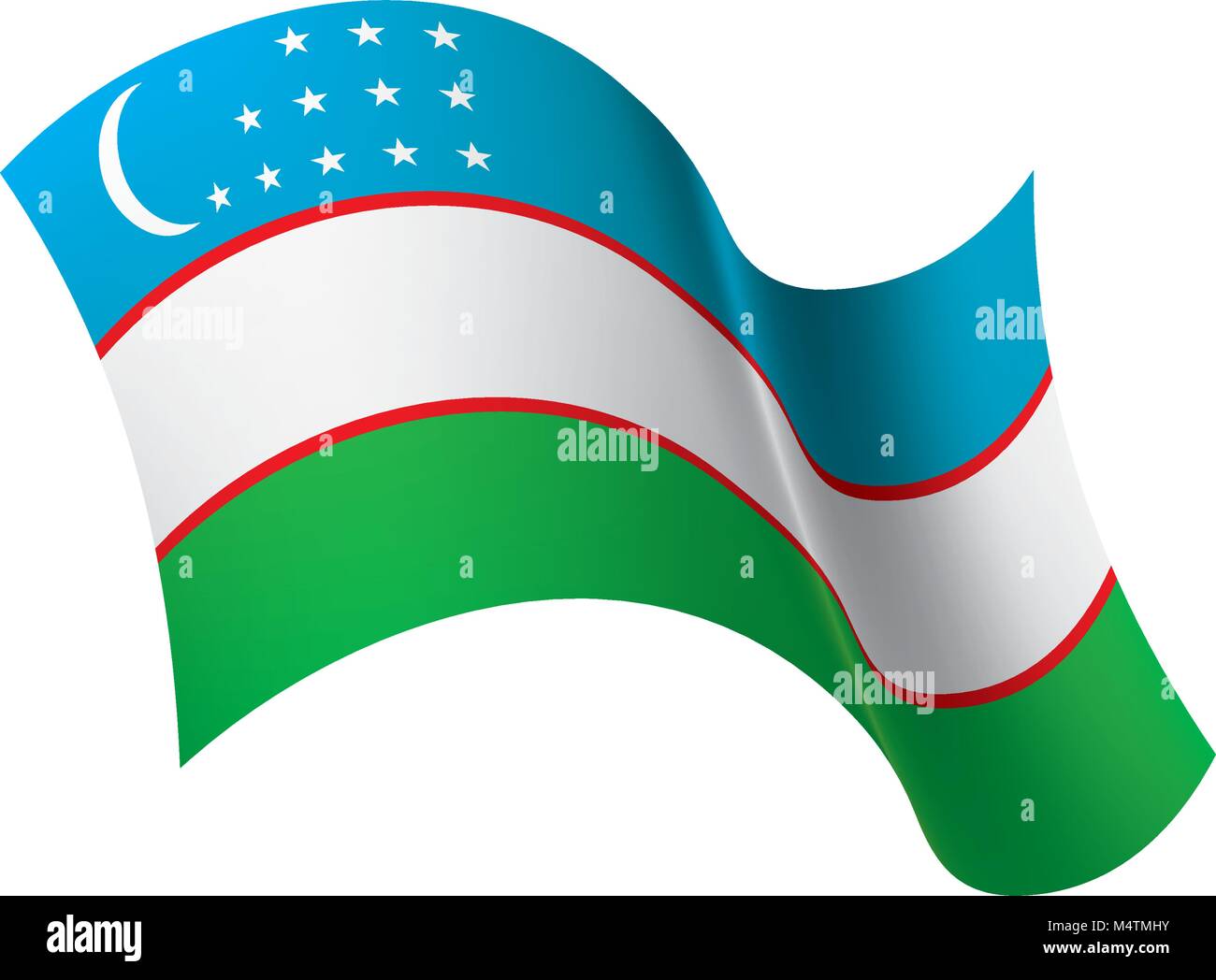 Uzbekistan flag, vector illustration Stock Vector Image & Art - Alamy