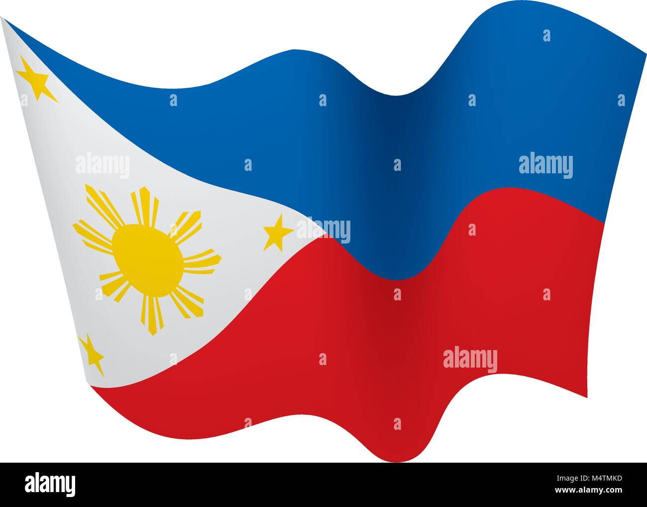 Philippines flag, vector illustration Stock Vector Image & Art - Alamy