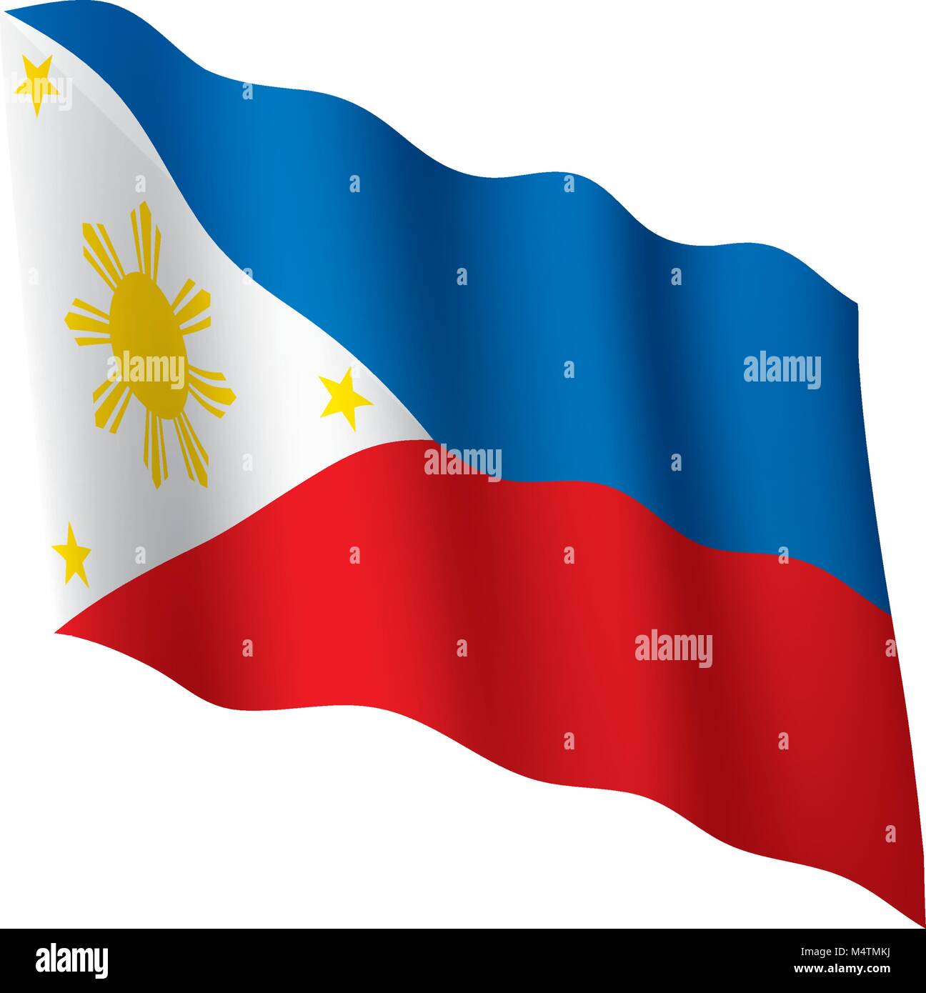 Philippines flag, vector illustration Stock Vector Image & Art - Alamy