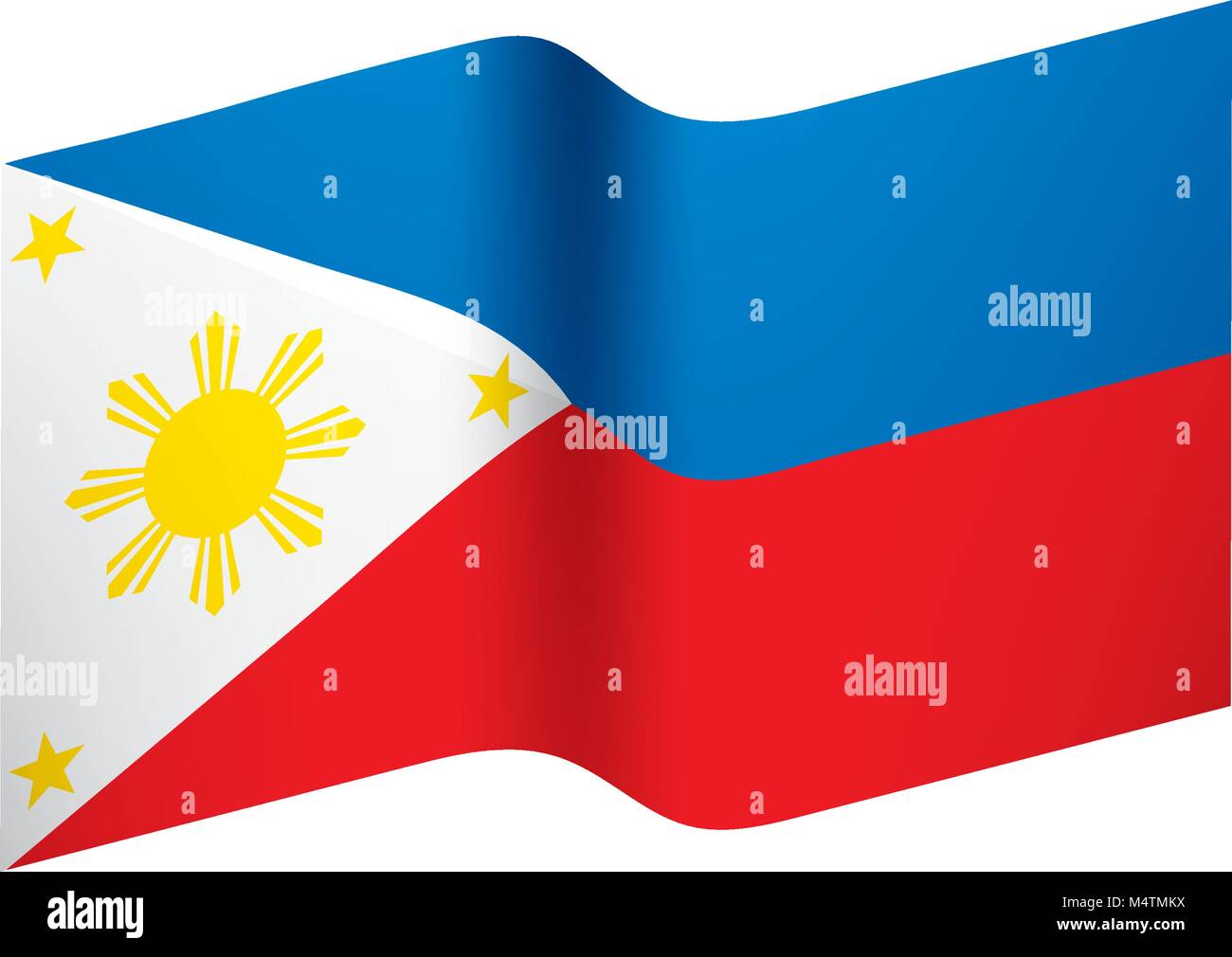 Philippines flag, vector illustration Stock Vector Image & Art - Alamy