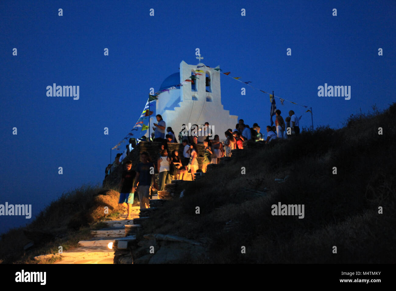 Panigiri, traditional feast at the Church of Seven Martyrs in Sifnos ...