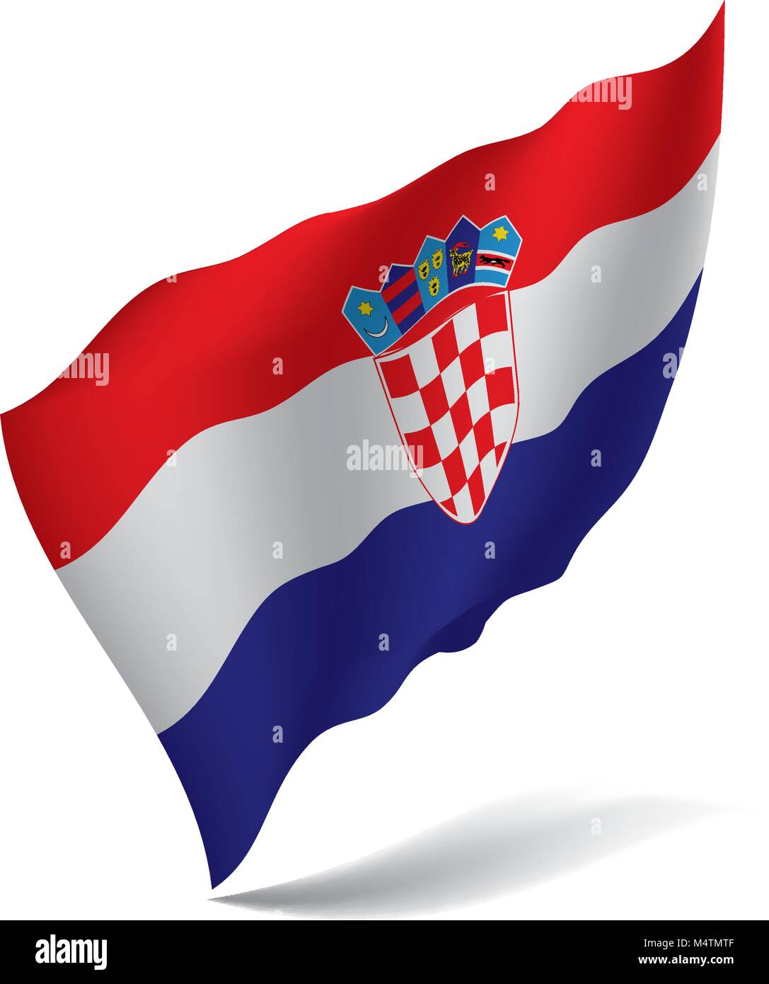 Croatia flag, vector illustration Stock Vector Image & Art - Alamy