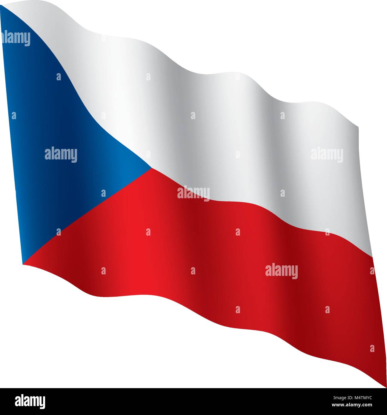 Czechia flag, vector illustration Stock Vector Image & Art - Alamy