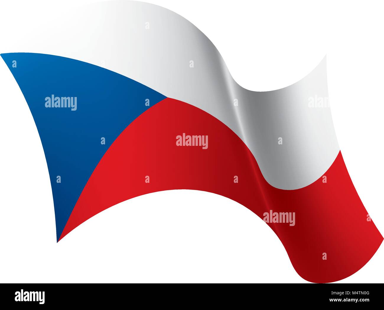Czechia flag, vector illustration Stock Vector Image & Art - Alamy