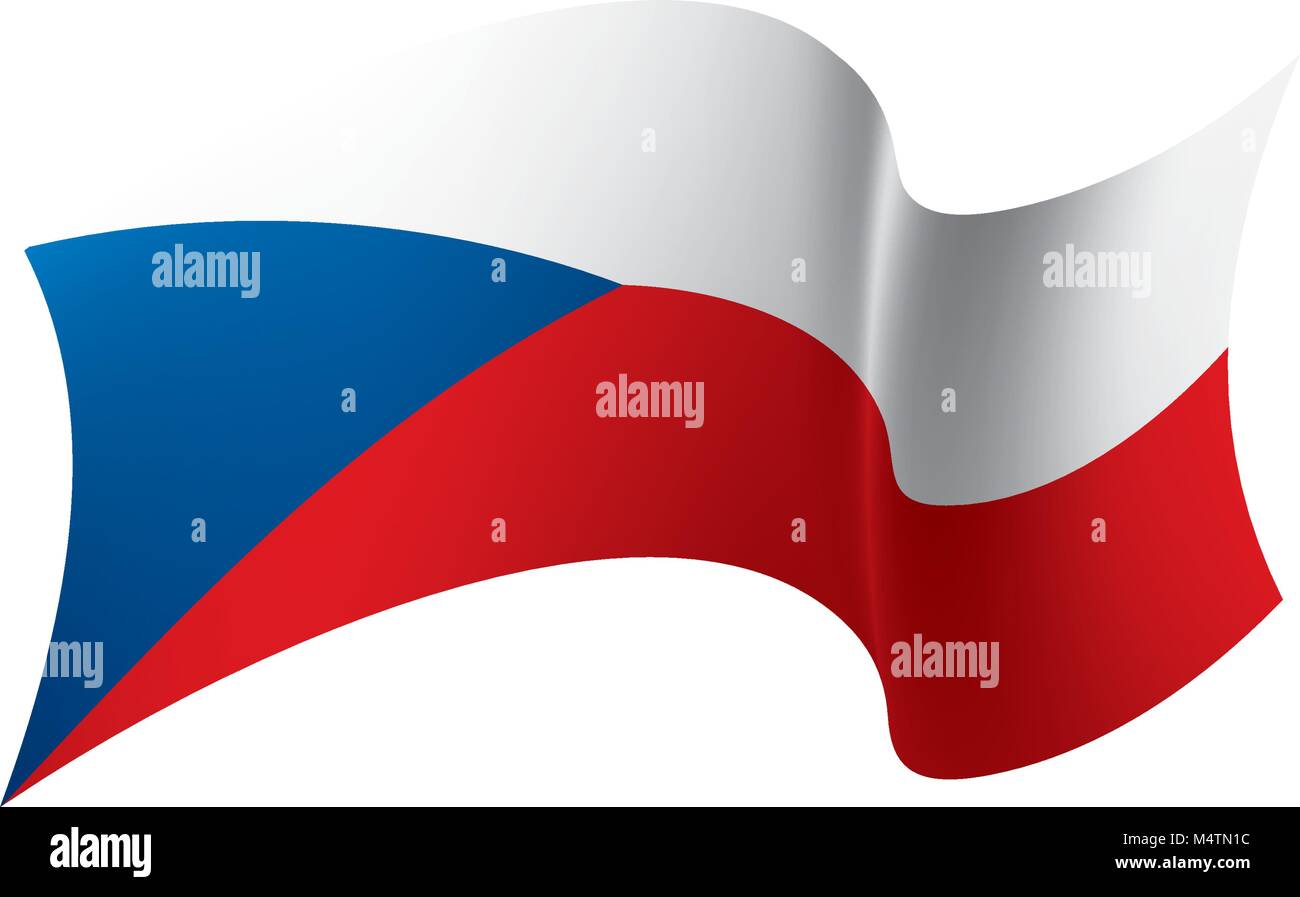 Czechia flag, vector illustration Stock Vector Image & Art - Alamy