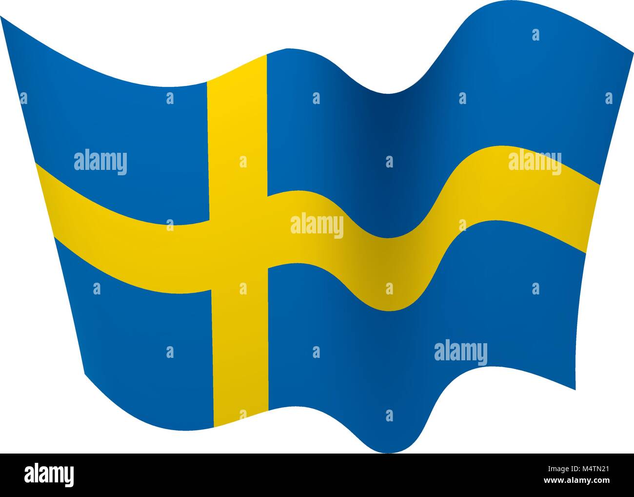 Sweden flag, vector illustration Stock Vector Image & Art - Alamy