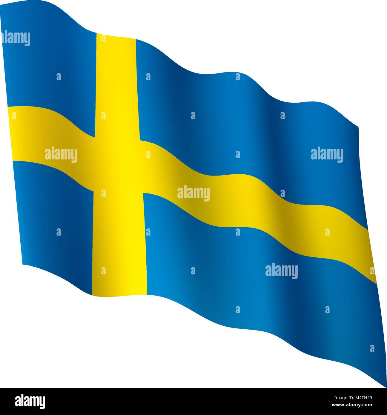 Sweden flag, vector illustration Stock Vector Image & Art - Alamy