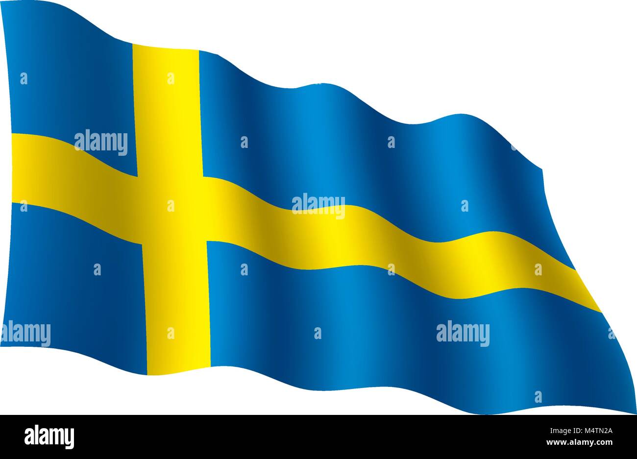 Sweden flag, vector illustration Stock Vector Image & Art - Alamy