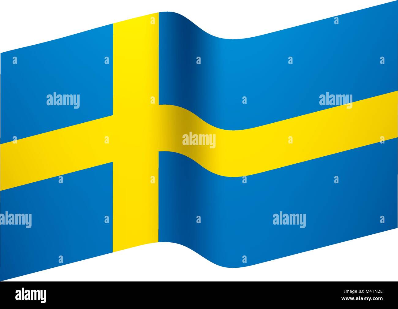 Sweden flag, vector illustration Stock Vector Image & Art - Alamy