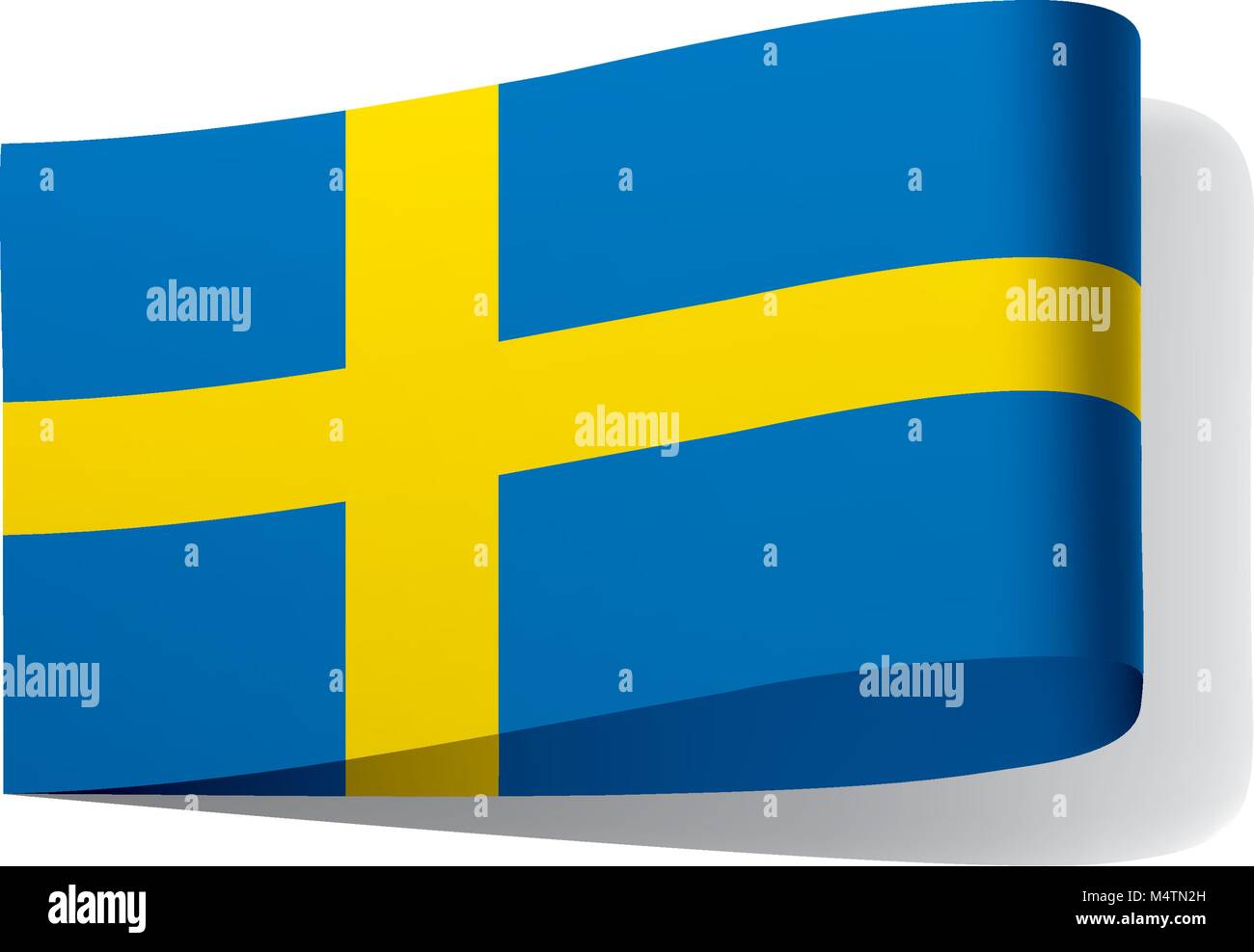 Sweden flag, vector illustration Stock Vector Image & Art - Alamy