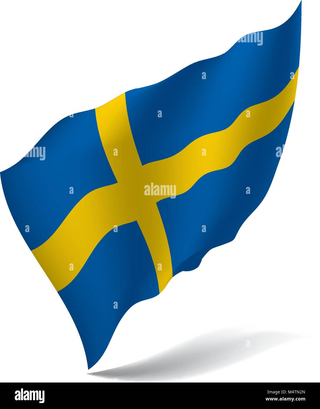 Sweden flag, vector illustration Stock Vector Image & Art - Alamy