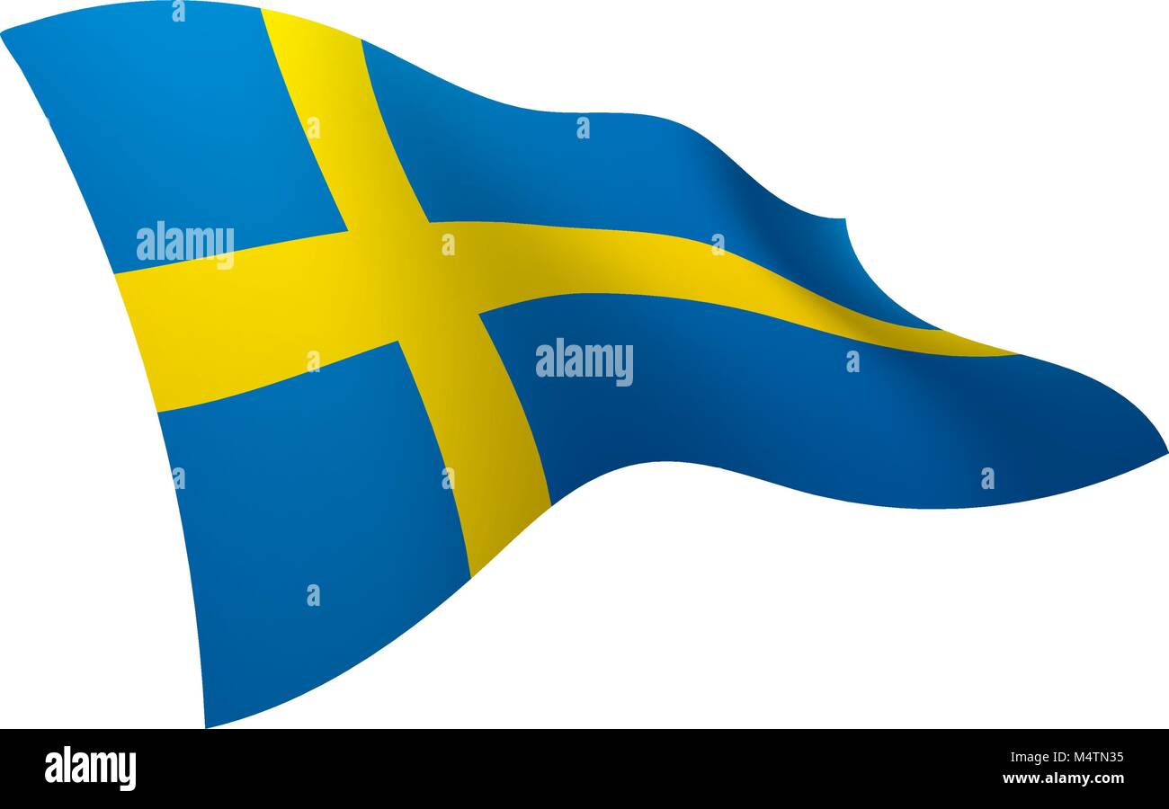 Sweden flag, vector illustration Stock Vector Image & Art - Alamy