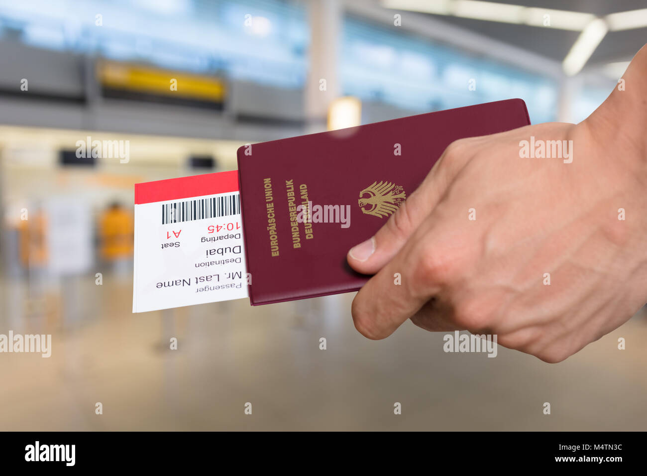 Boarding pass passport hi-res stock photography and images - Alamy