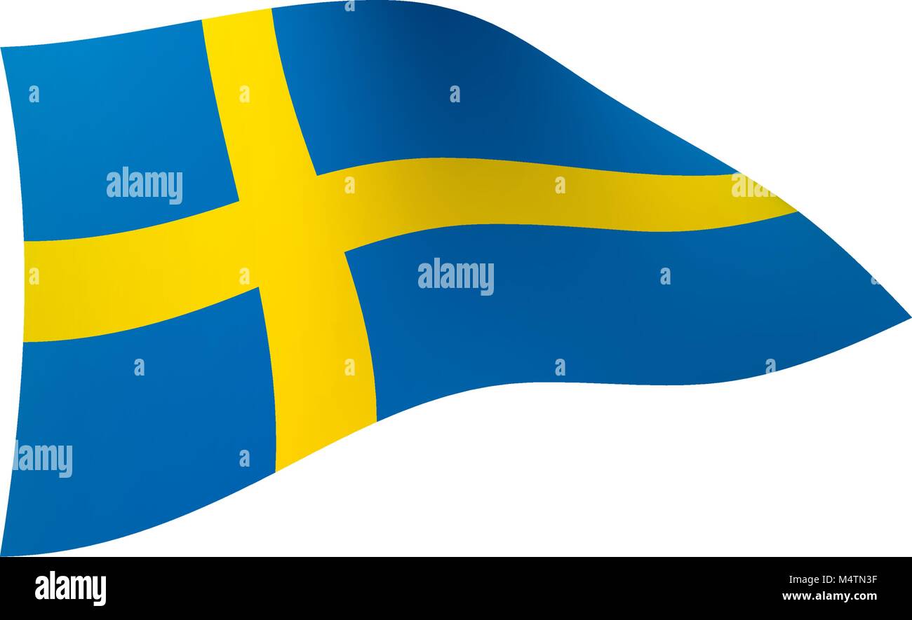 Sweden flag, vector illustration Stock Vector Image & Art - Alamy