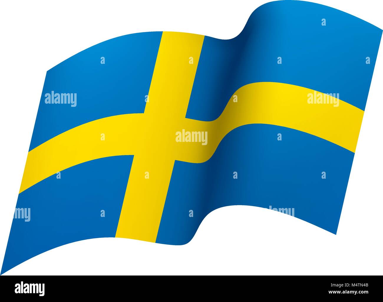 Sweden flag, vector illustration Stock Vector Image & Art - Alamy
