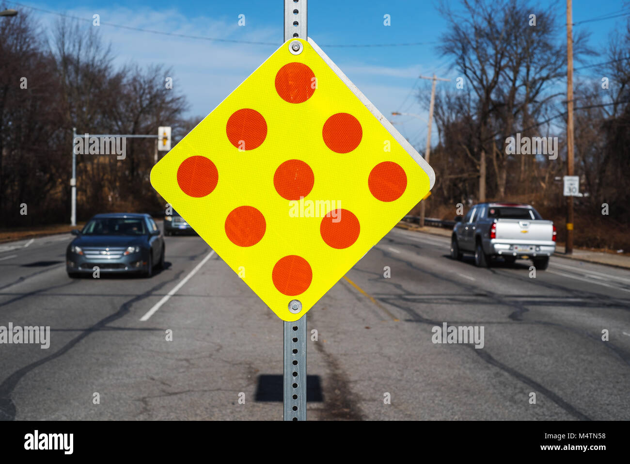 Traffic sign, Northeast Philadelphia, USA Stock Photo - Alamy
