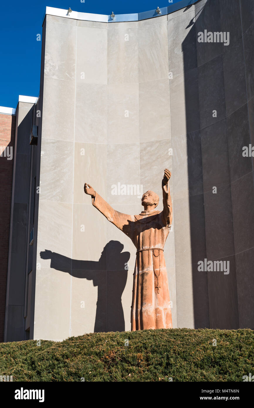 Statue, Archbishop Ryan High School, Northeast Philadelphia, USA Stock ...